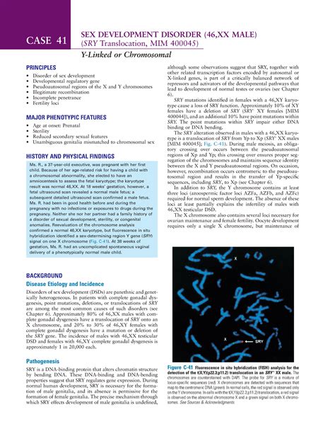Sex Development Disorder Principles Disorder Of Sex Development