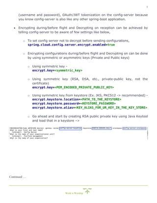 Externalized Distributed Configuration Management With Spring Cloud