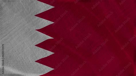 Flag Of Bahrain Bahrain 3d Animation Flag Waving In The Wind 4k