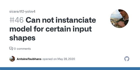 Can Not Instanciate Model For Certain Input Shapes Issue Sicara Tf Yolov GitHub
