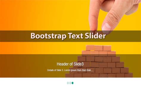10 Beautiful Bootstrap Text Slider Snippet Onaircode
