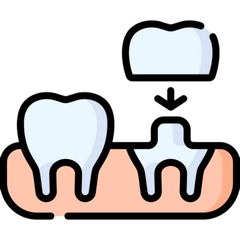 Dental Crown Special Lineal Color Icon