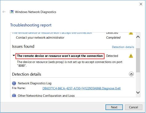 Fix The Remote Device Wont Accept The Connection Issue
