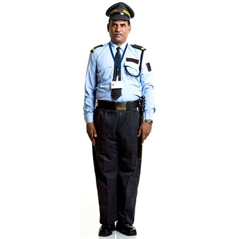 Security Officer Uniform Full Sleeve Washable Guard Uniform For