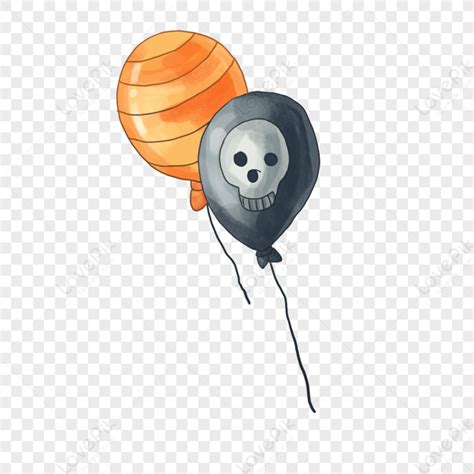 손으로 그린 서부 할로윈 일러스트 네온 풍선 그림 요소이집트제전 Png 일러스트 무료 다운로드 Lovepik
