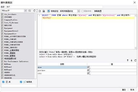 Sql語句實現下拉框參數聯動 Finereport帮助文档 全面的报表使用教程和学习资料