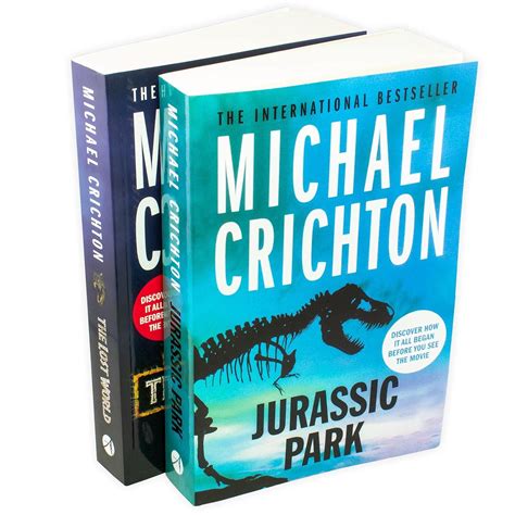 Michael Crichton Collection 2 Books Set The Lost World Jurassic Park