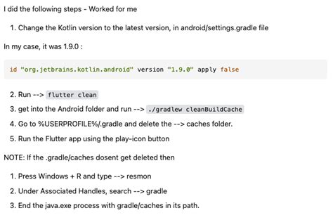 Flutter Version 3192 Requires A Newer Version Of The Kotlin Gradle