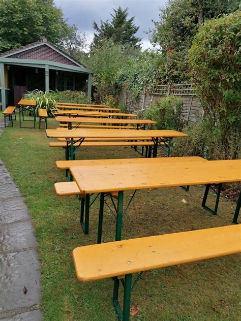Vintage Oktoberfest Folding German Beer 22 Metre Garden Trestle Table