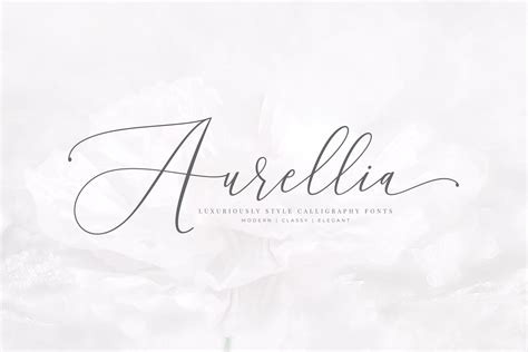 download aurellia script font