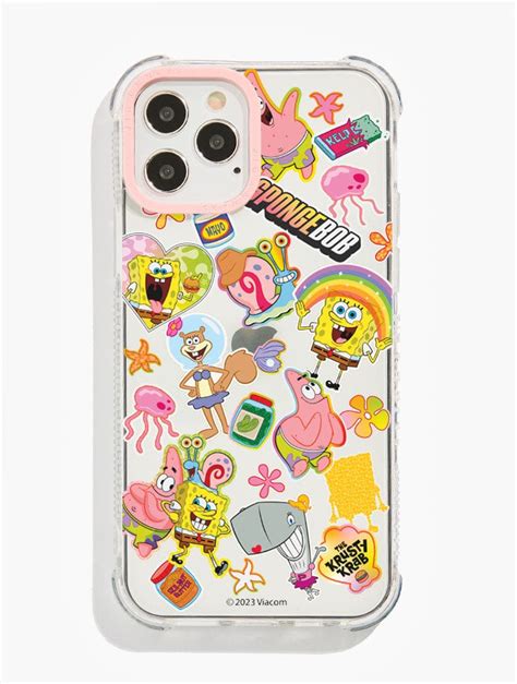 Spongebob X Skinnydip Sticker Iphone Case Phone Skinnydip London