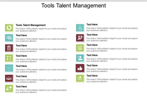 Tools Talent Management Ppt Powerpoint Presentation Infographics