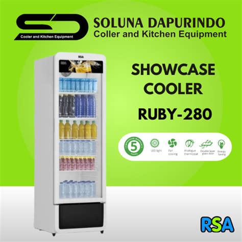 Jual Rsa Showcase Cooler Ruby 280 Ruby280 Ruby 280 Kota Surabaya