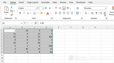 Excel Training Number Formatting