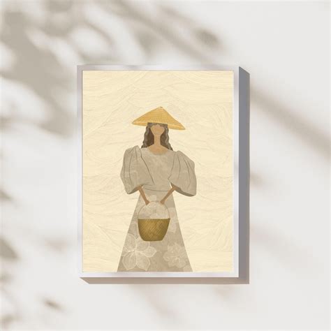 Filipina Filipino Heritage Wall Art Philippines Culture Poster Pinoy