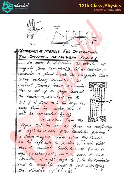 Chapter 3 Physics FSc Part 2 Notes Inter Part 2 Notes