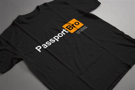 Passport Bro Mens T Shirt Passport Bro T Shirt Mens T Shirt Passport