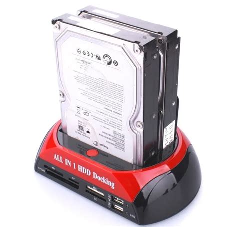 Set Sata Ide Hdd Hard Disk Drive Twin Dual Docking Station Clone Usb Hub
