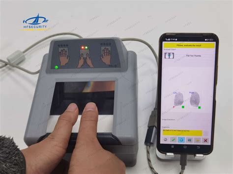 Bio8plus Live Scan Fingerprint Scanner Hfsecurity Biometric Solution