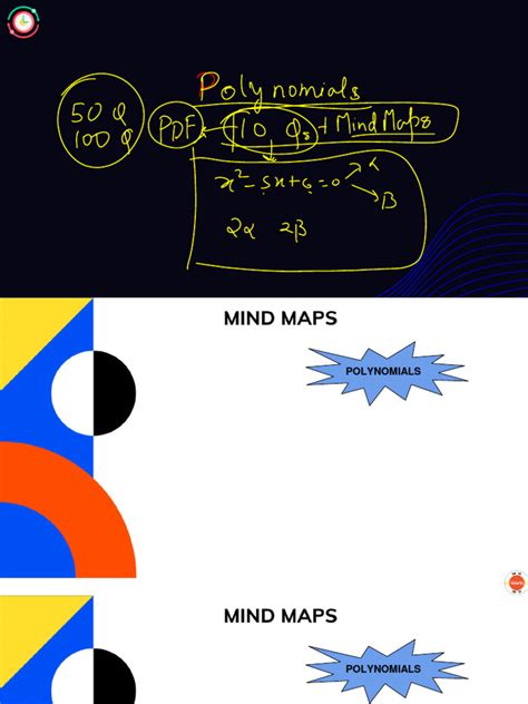 Polynomials Mind Maps Top 10 Qs Pdf Zero Of A Function Polynomial