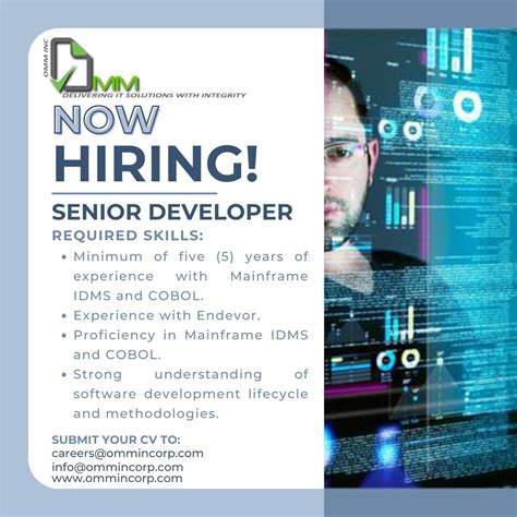 Omm It Solutions On Linkedin Mainframe Cobol Endevor Mainframeidms