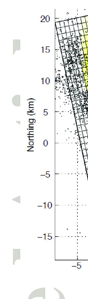 Fault Slip Distribution A Map View Of Slip Distribution Based On The