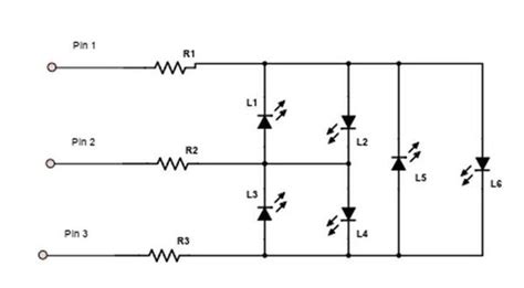 控制led的经典算法——查理复用算法 知乎