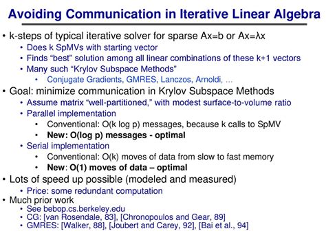 Minimizing Communication In Linear Algebra Ppt Download