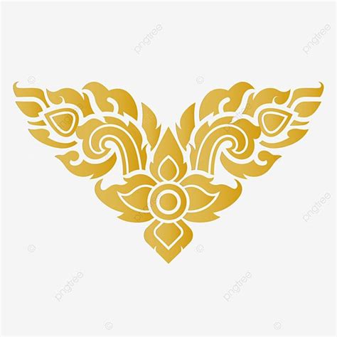 Thai Pattern Frame Vector Png Images Thai Pattern Vector Pattern Vector Thai Elephant Png