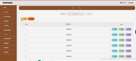 Springboot毕设 在线考试系统 程序论文 Csdn博客