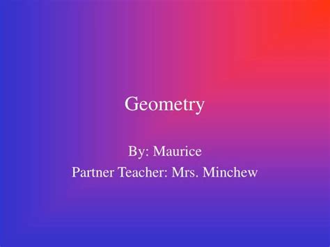 PPT Geometry PowerPoint Presentation Free Download ID 354169