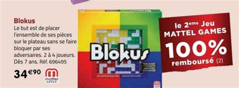 Promo Blokus Mattel Games Chez La Grande Récré Icatalogue Fr