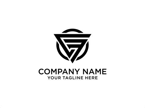 Letter CF Triangle Logo Design Template Graphic By Mlaku Banter Creative Fabrica
