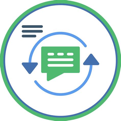 Feedback Loop Vector Icon Design 16383511 Vector Art At Vecteezy