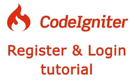Codeigniter Login And Registration Tutorial The Only Tutorials