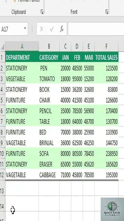 One Click Table Formatting In Excel 🖱️📊 Quick Tutorial Excel Exceltips Excelshortcuts