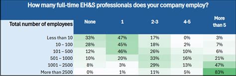 How Many Ehs Professionals Does Your Organization Need