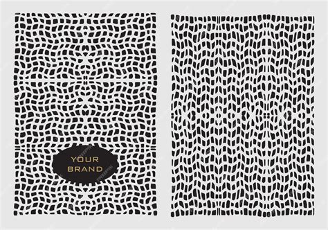 Premium Vector Luxurious Minimalistic Hand Drawn Curved Line Array Pattern Vector Set