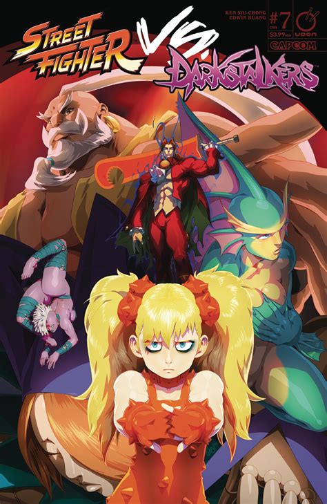 Street Fighter Vs Darkstalkers 7 Cruz Cover Fresh Comics
