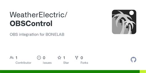 Github Weatherelectricobscontrol Obs Integration For Bonelab