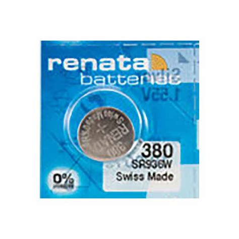 1 x Renata 380 Watch Batteries, 0% MERCURY equivalent SR936W – Shoptictoc