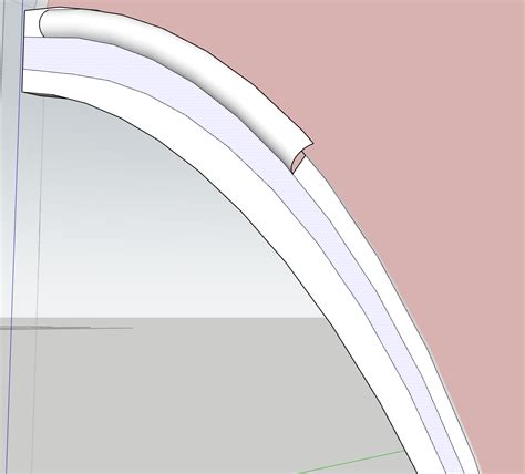 method of creating curved from large to small on a curved path sketchup sketchup community