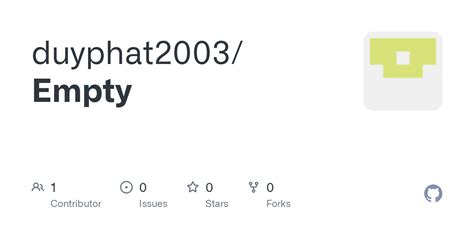 Github Duyphat2003empty