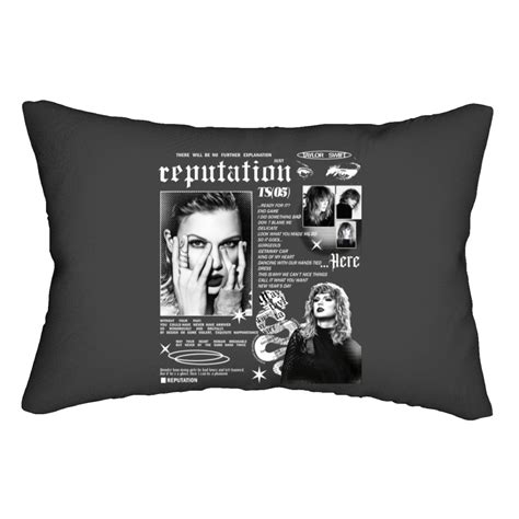 Vintage Reputation Lumbar Pillows Eras Tour T Taylor Version Lumbar Pillows Sold By Victor