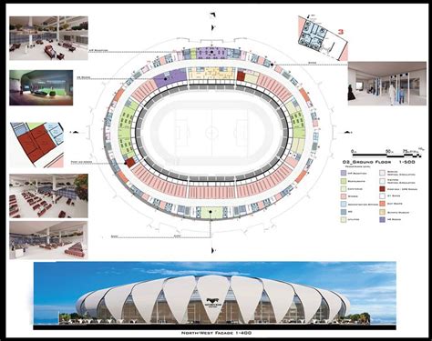 Natures Echo Olympic Stadium On Behance Architecture Design Drawing Stadium Design Concept