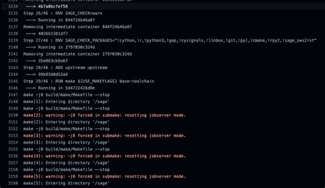 Sage Ci Failing In Makefile Loop · Issue 3389 · Pypasetuptools · Github