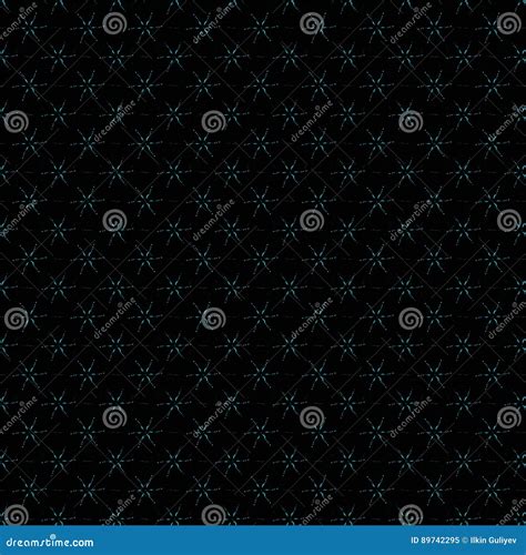 Abstract Seamless Dark Geometric Pattern Of Prisms Or Crosses Geometry