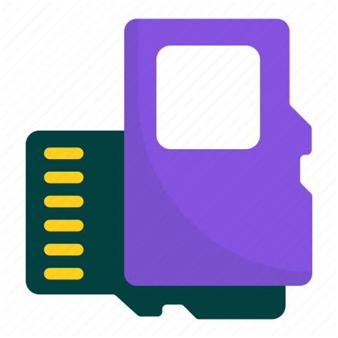 Card Digital Storage Data Memory Device Icon Download On Iconfinder