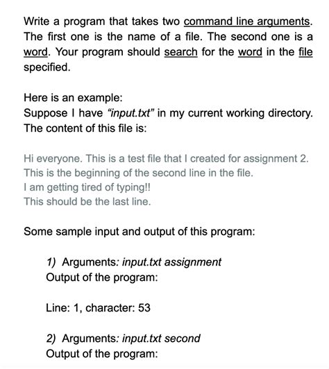 Solved Write A Program That Takes Two Command Line