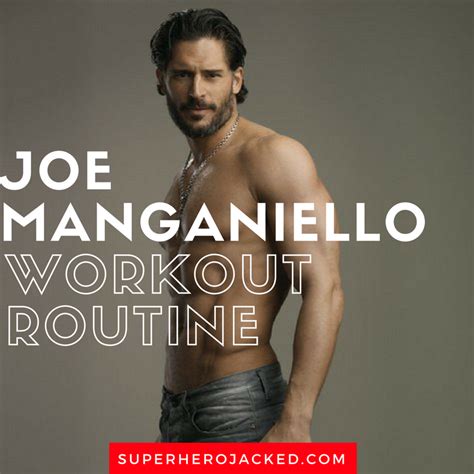 Joe Manganiello Workout Routine And Diet Plan Updated